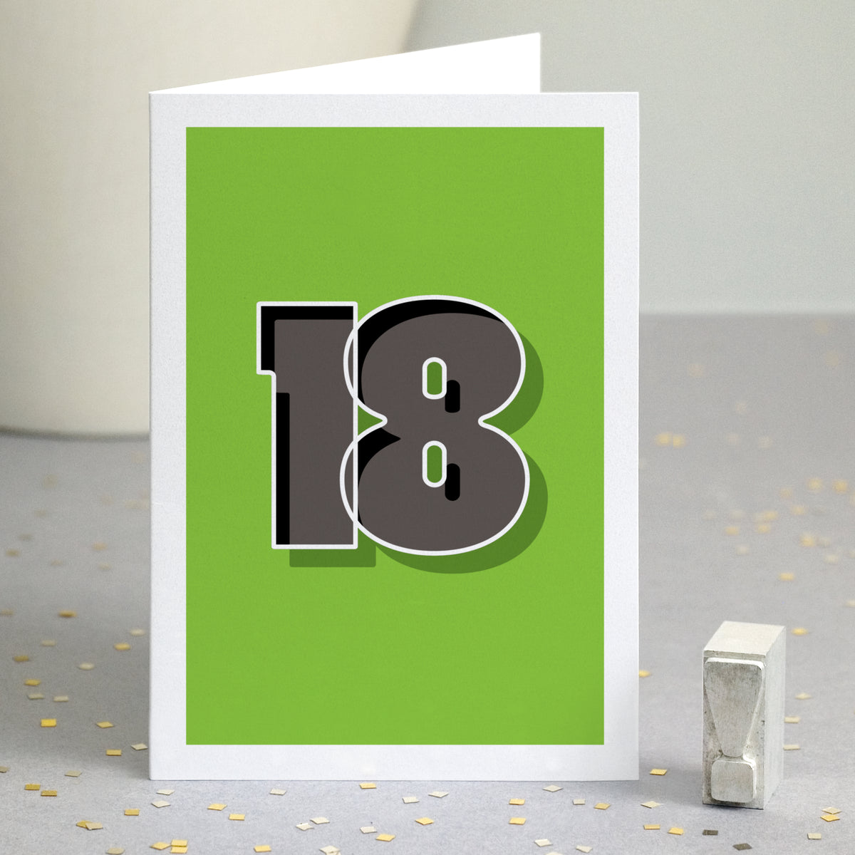 Typographic 18th Birthday Card – Wordplay Design